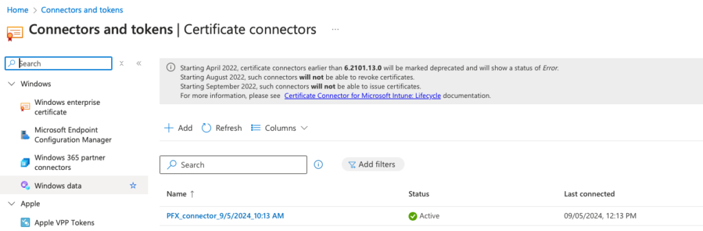 Configuring NDES-Infrastructure to Support SCEP with Intune