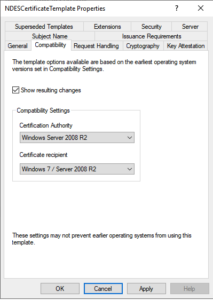 Configuring NDES-Infrastructure to Support SCEP with Intune