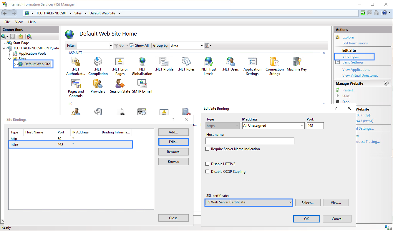 Configuring Ndes Infrastructure To Support Scep With Intune Techtalknu
